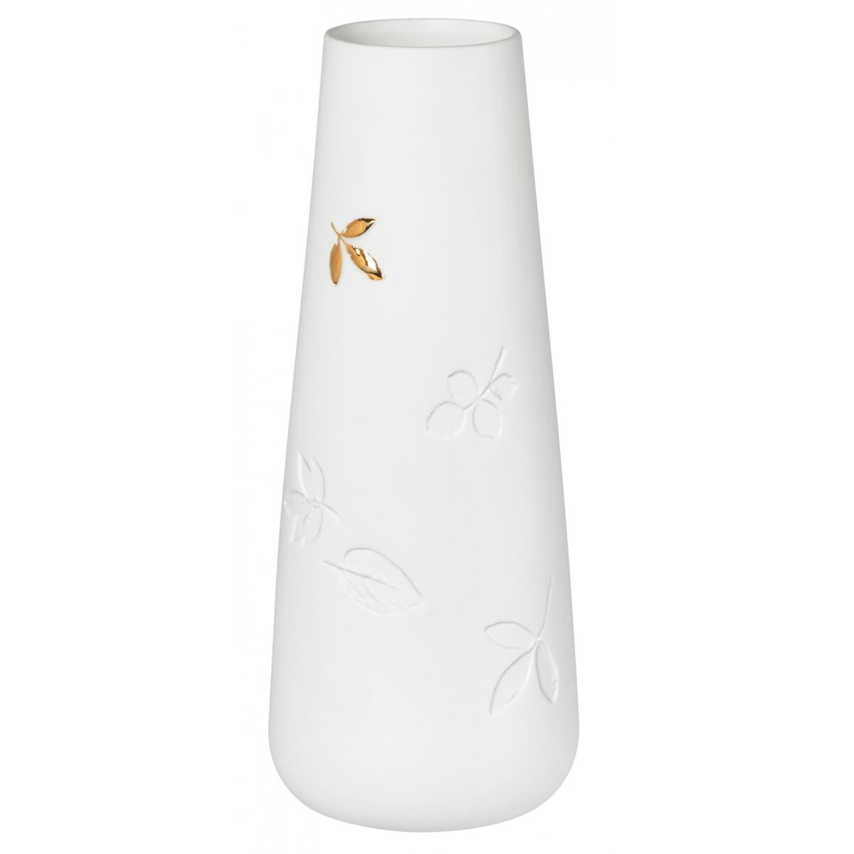 Wazon Złoty listek, mały, porcelana | home&you