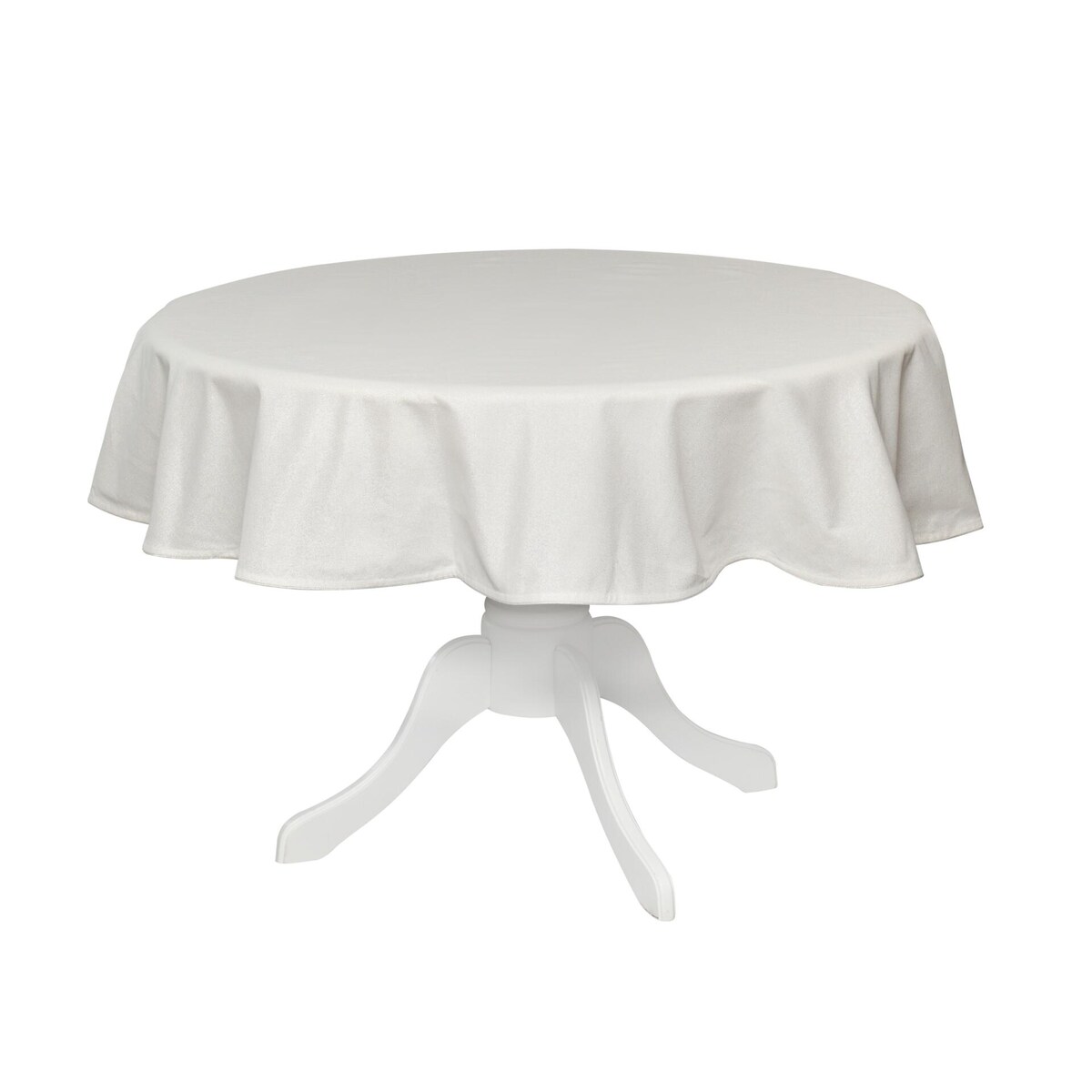 Okrągły Obrus Shiny Silverline – ⌀ 160 cm | home&you