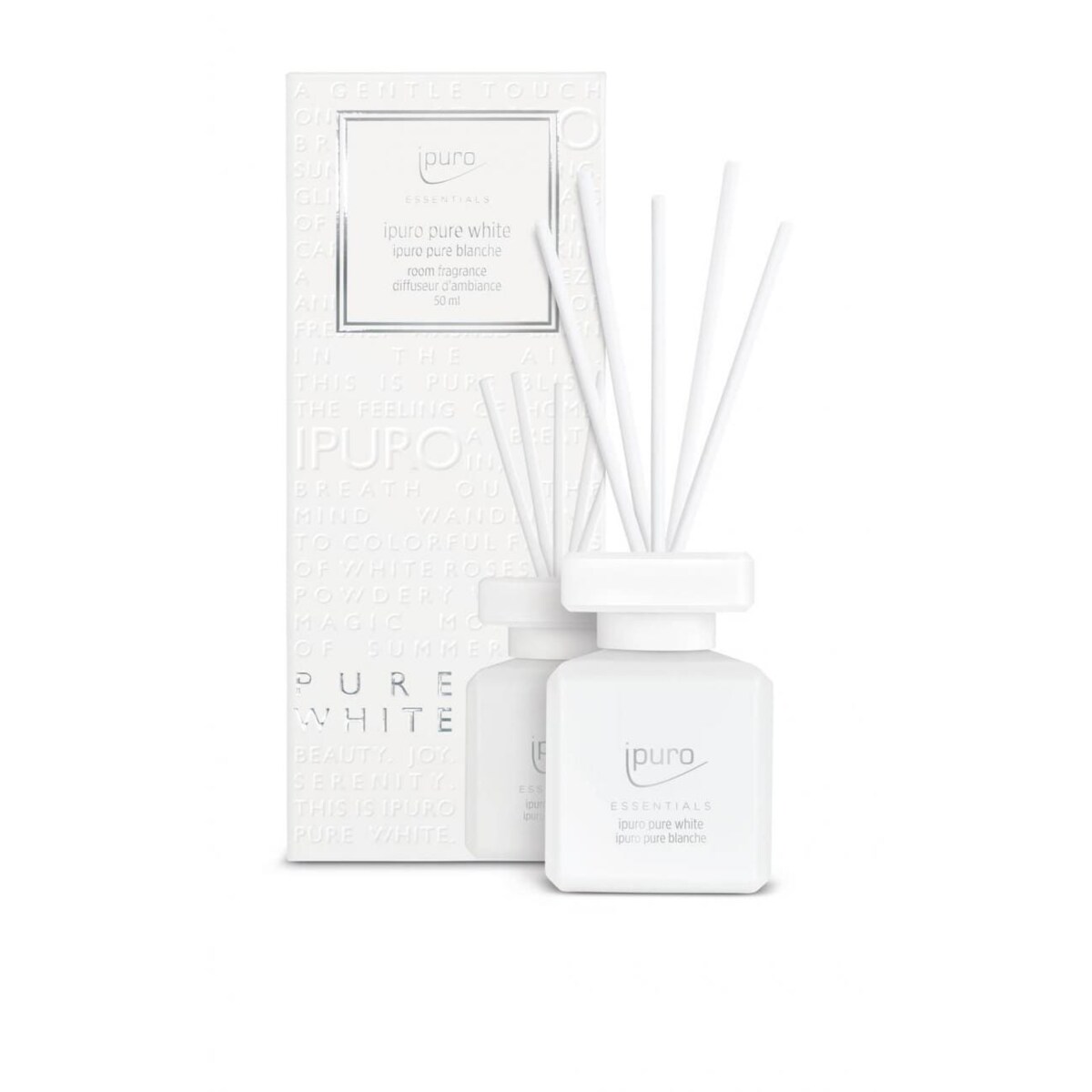 Dyfuzor zapachowy ipuro ESSENTIALS, Pure White, 50 ml | home&you