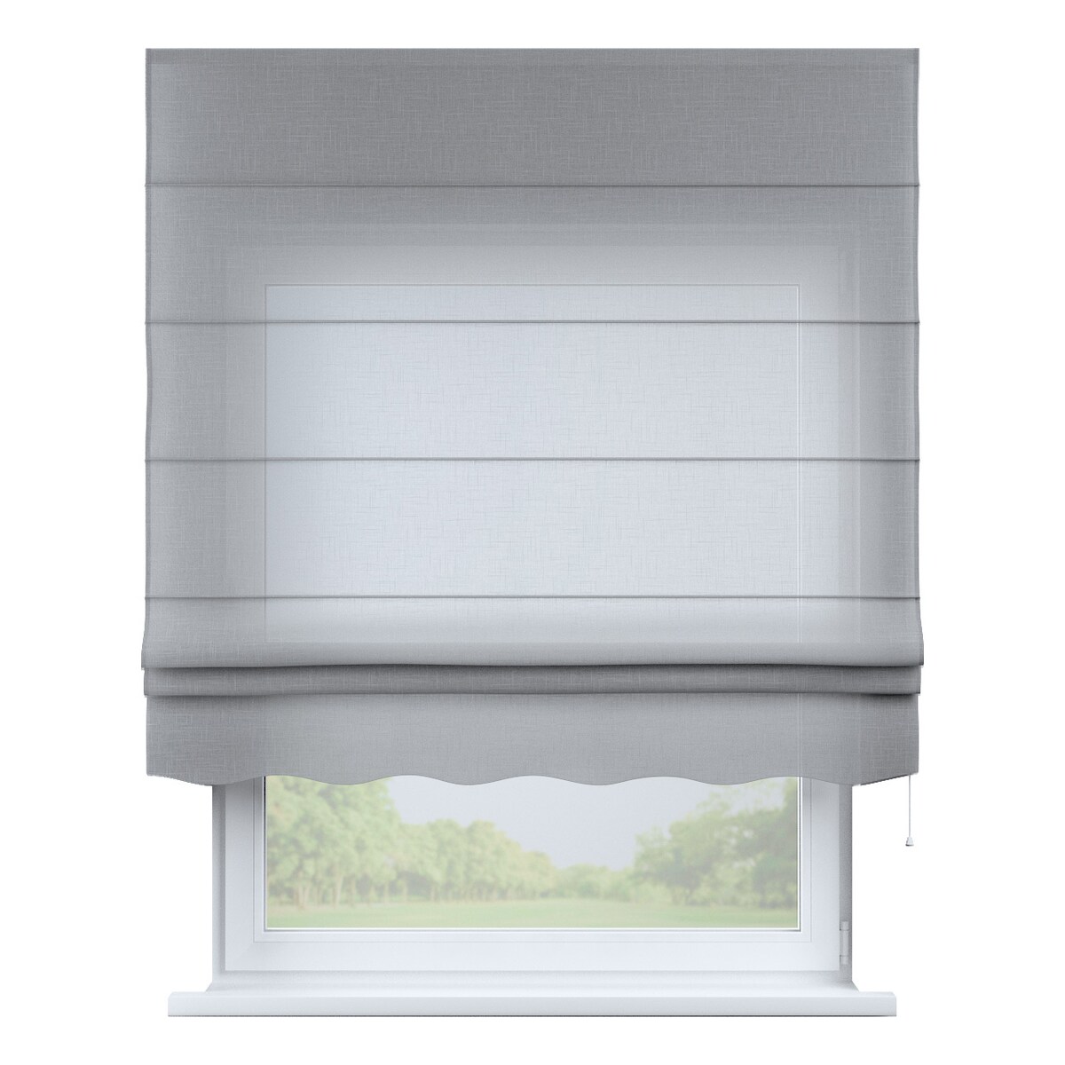 Roleta rzymska Florencja 120x150 prześwitujący szary | home&you