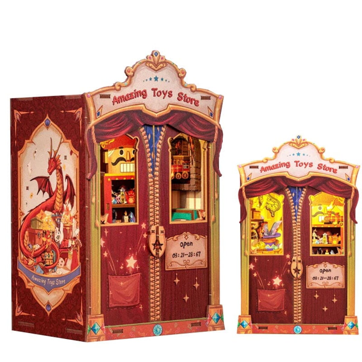 Miniaturowy domek mini Book Nook - Hokus Pokus - CuteBee | home&you