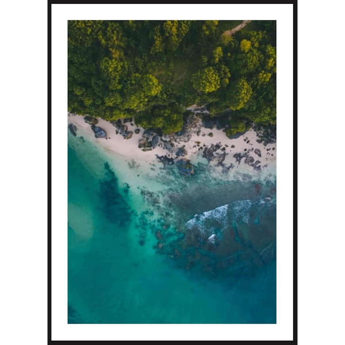 Ocean Indyjski z Lotu Ptaka - 40x50 cm | home&you