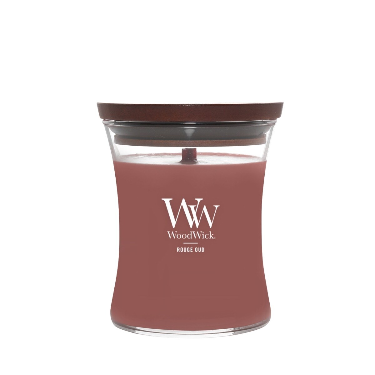 WoodWick świeca średnia ROUGE OUD | home&you