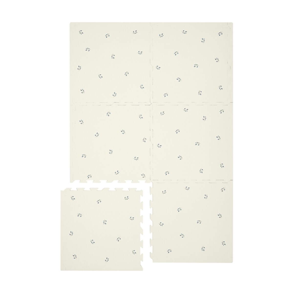 3 Sprouts Mata Piankowa EVA Blueberry Ivory | home&you