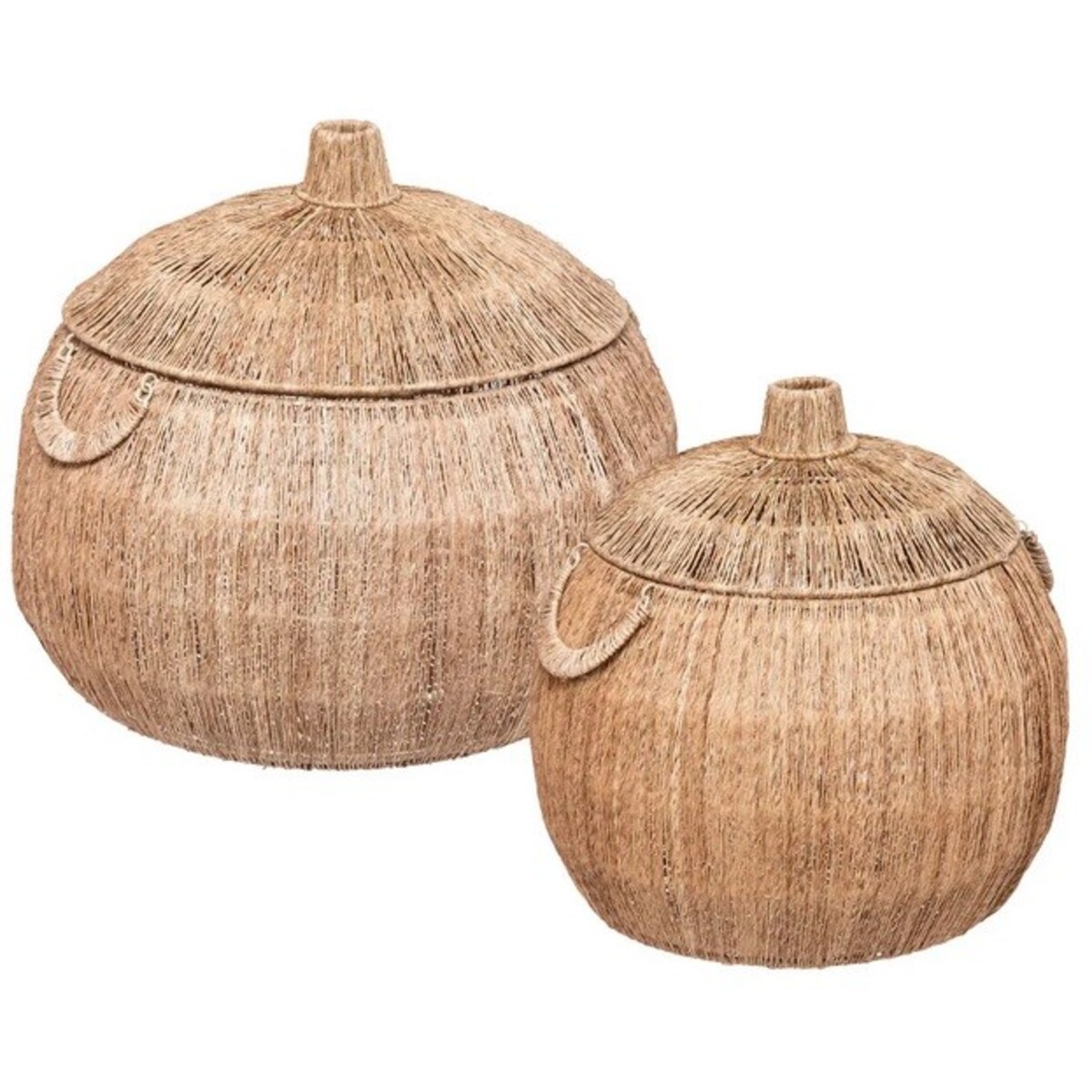 Komplet 2 koszy jutowych Subli hand-made | home&you