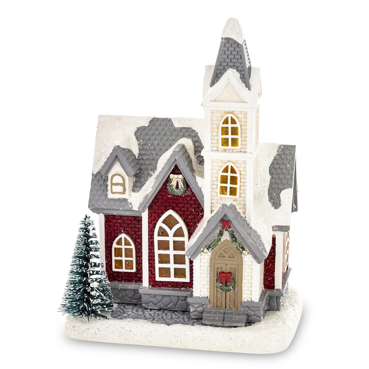 Ozdoba - kolorowy domek LED 15x11,5x8 cm GALDAL-2 | home&you