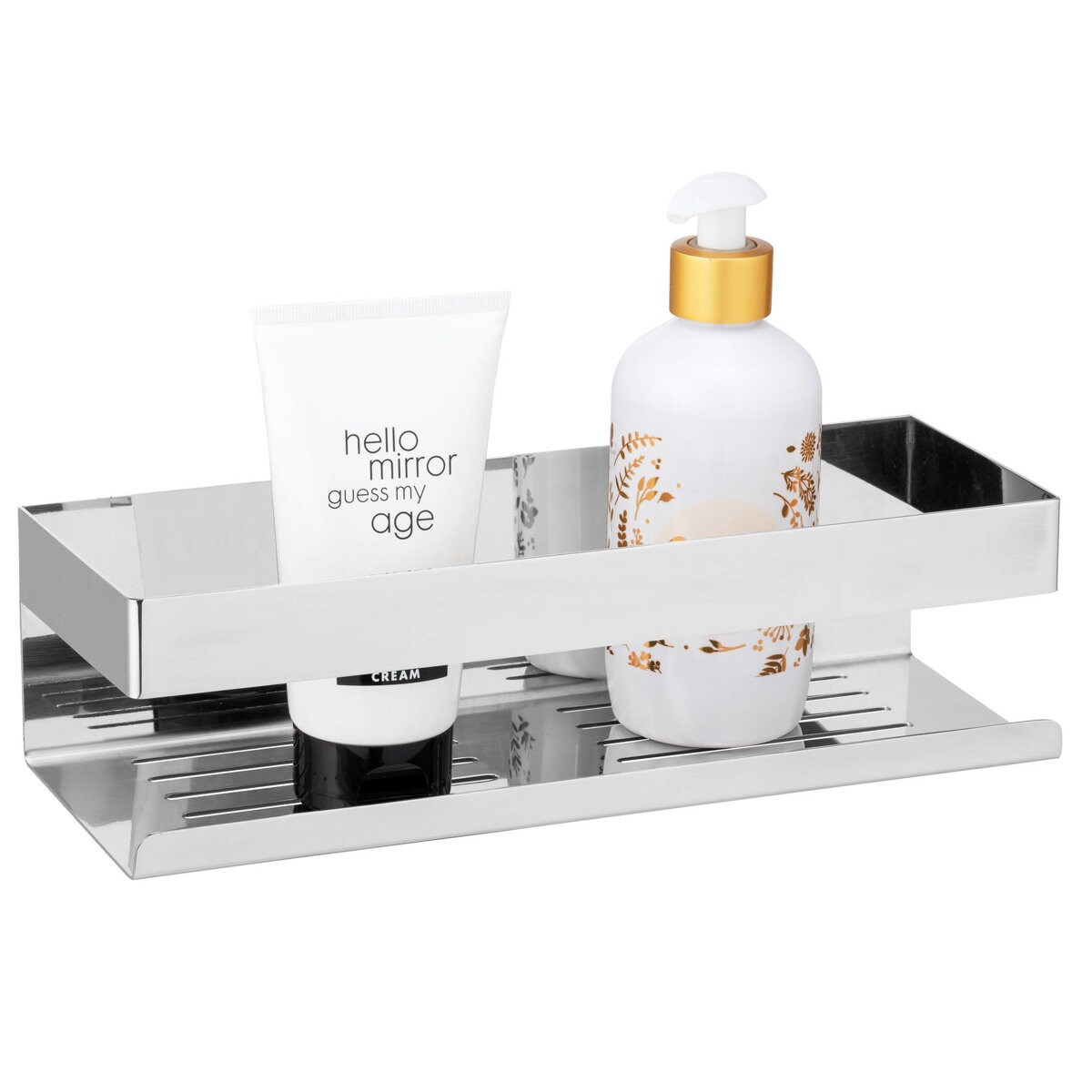 Półka łazienkowa GENOVA, montaż bez wiercenia Turbo-Loc, WENKO | home&you