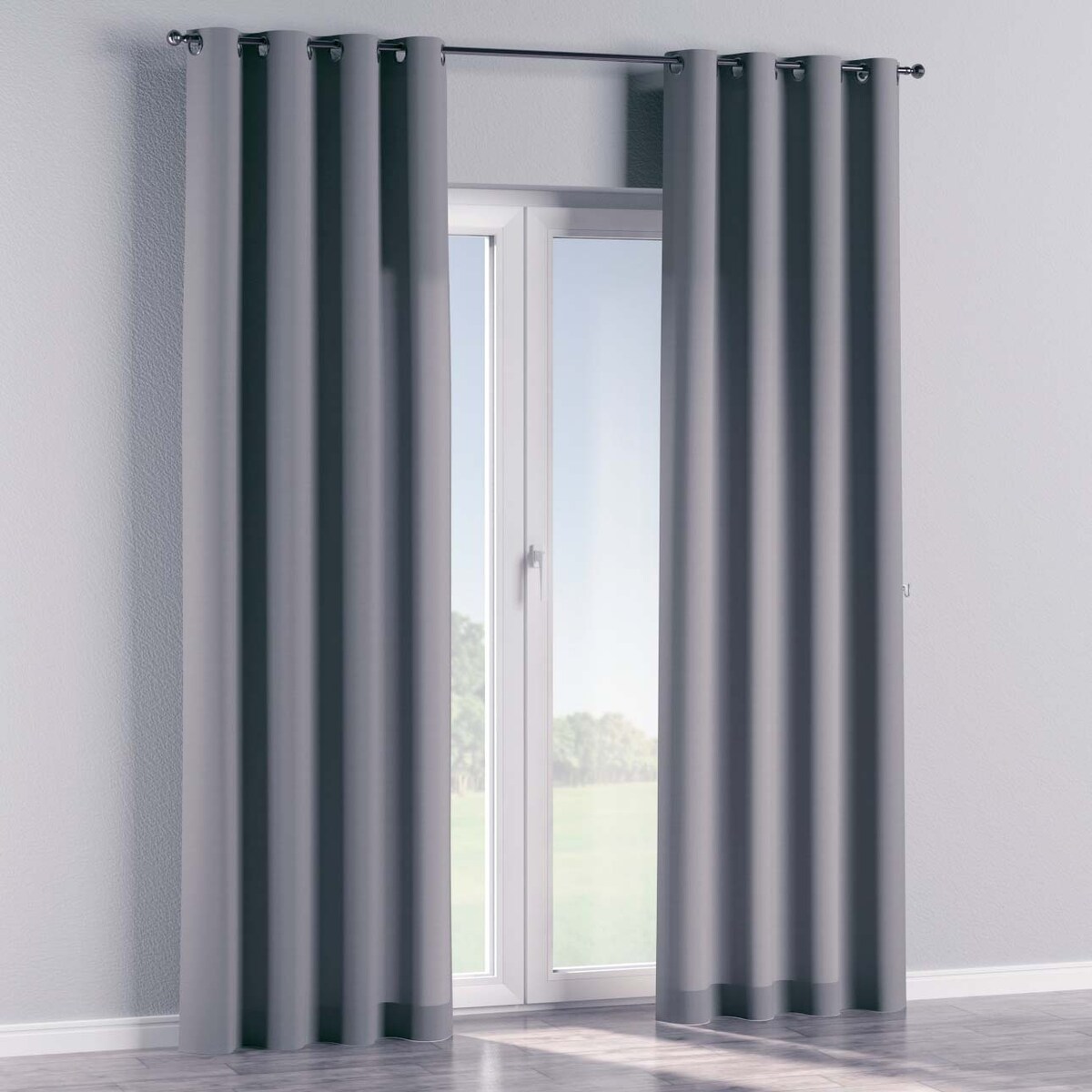 Zasłona na kółkach 1 szt. 130x245 slade Grey (szary) | home&you