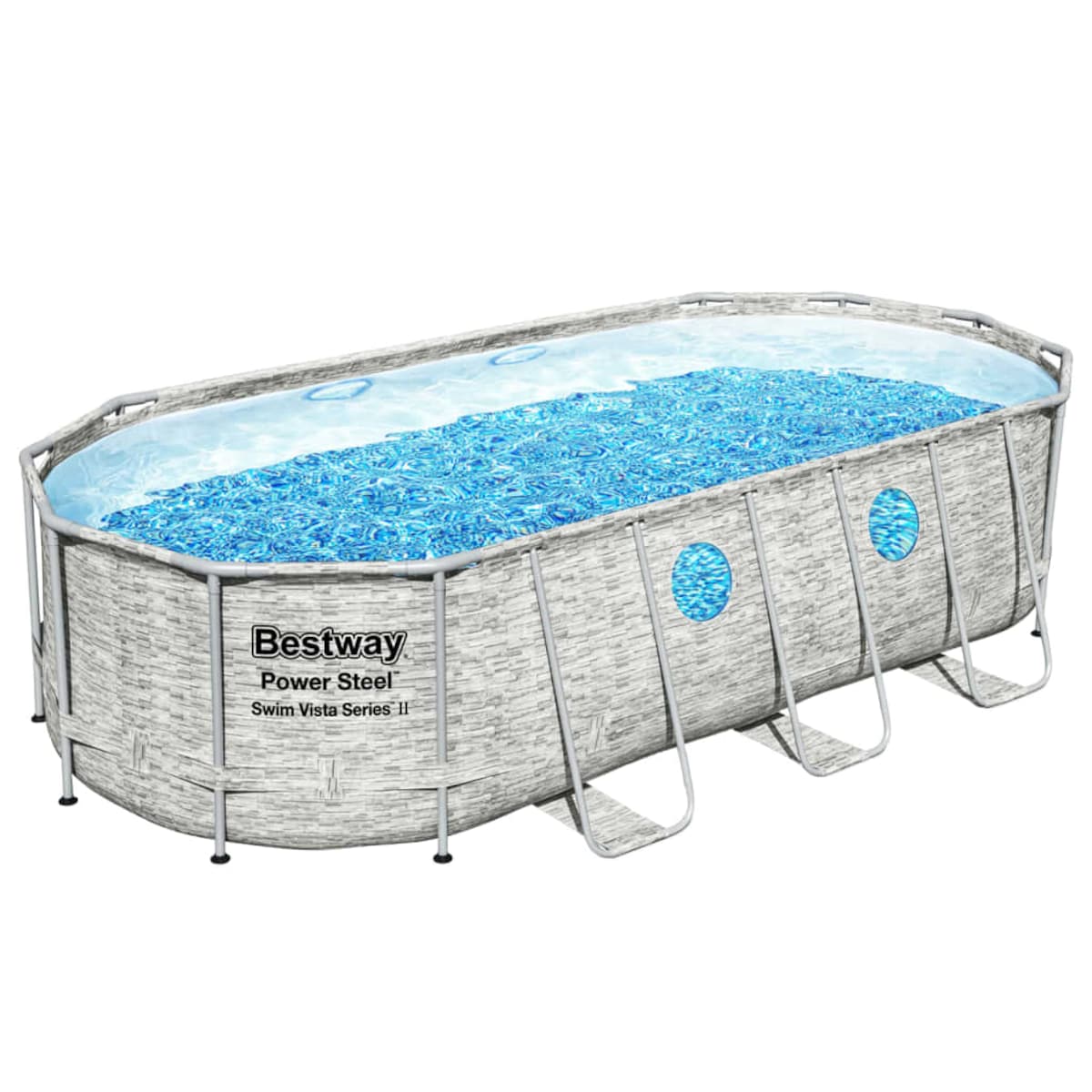 Bestway Basen Power Steel Swim Vista Series, 549x274x122 cm | home&you
