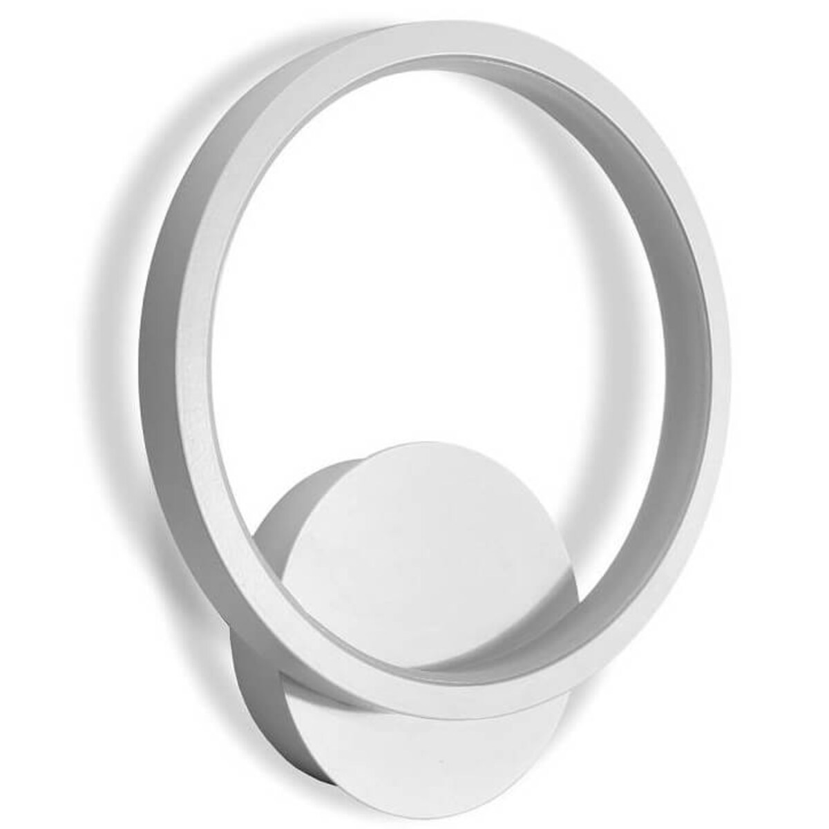 Kinkiet pierścień 397 Domeno LED 14W 4000K ring okrągły mleczny biały ...