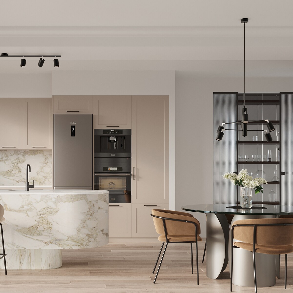 Plafon LEMMI 4L czarny | home&you