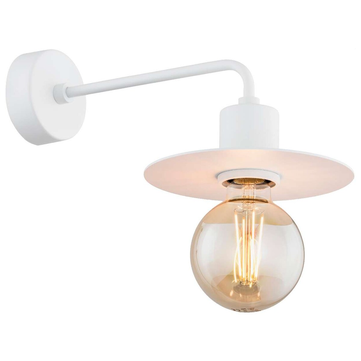 Kinkiet LAMPA ścienna CORSO 3878 MLAMP metalowa OPRAWA spodek na ...