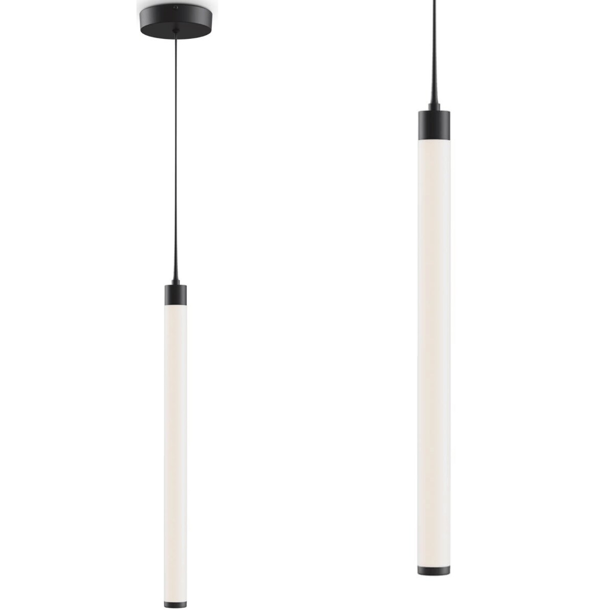 Lampa do salonu wisząca Ray P021PL-L10B LED 10W sopel czarny | home&you