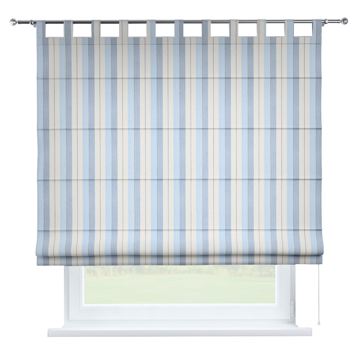 Roleta rzymska Verona 110x150 niebieskie pasy | home&you
