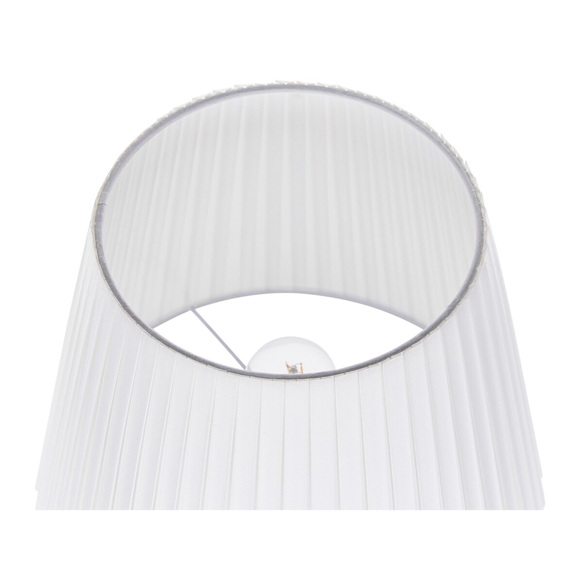 Lampa podłogowa stożek metalowa podstawa salon sypialnia czarno-biała ...