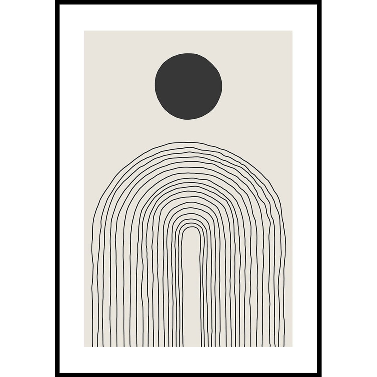 plakat arches and circle no 3 70x100 cm | home&you