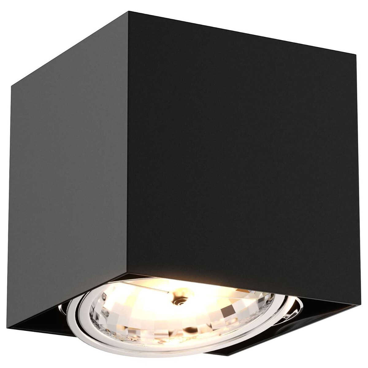 Kostka LAMPA sufitowa BOX SL 1 90432 Zumaline metalowa OPRAWA natynkowa ...