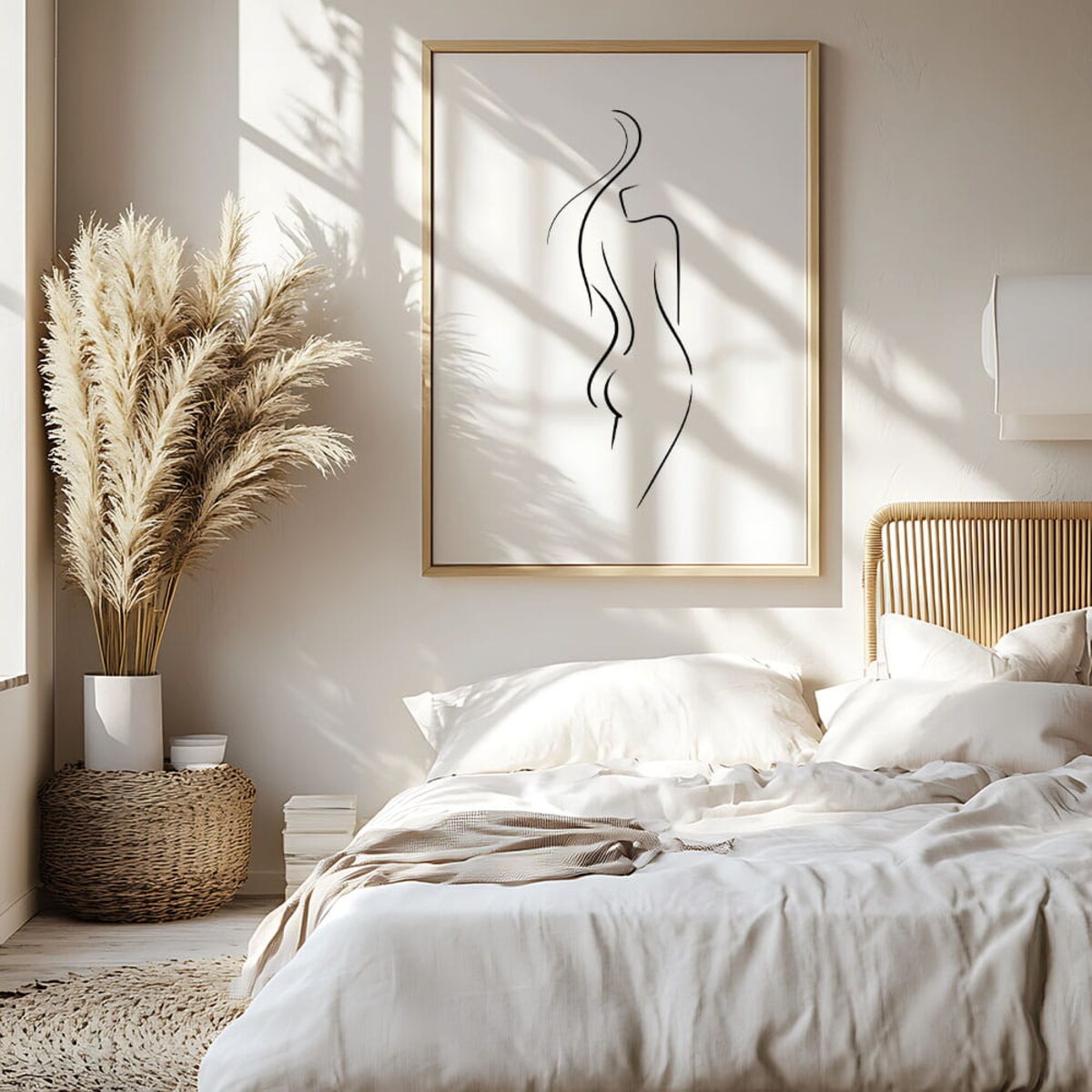 plakat line art mystery lady 7 70x100 cm | home&you