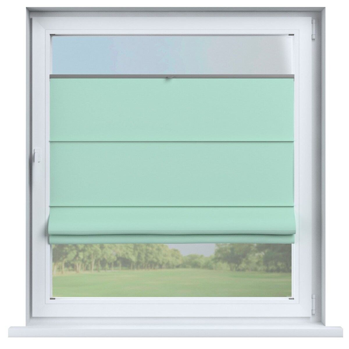 Roleta plisowana rzymska Sycylia, turkusowo - miętowy, Loneta | home&you