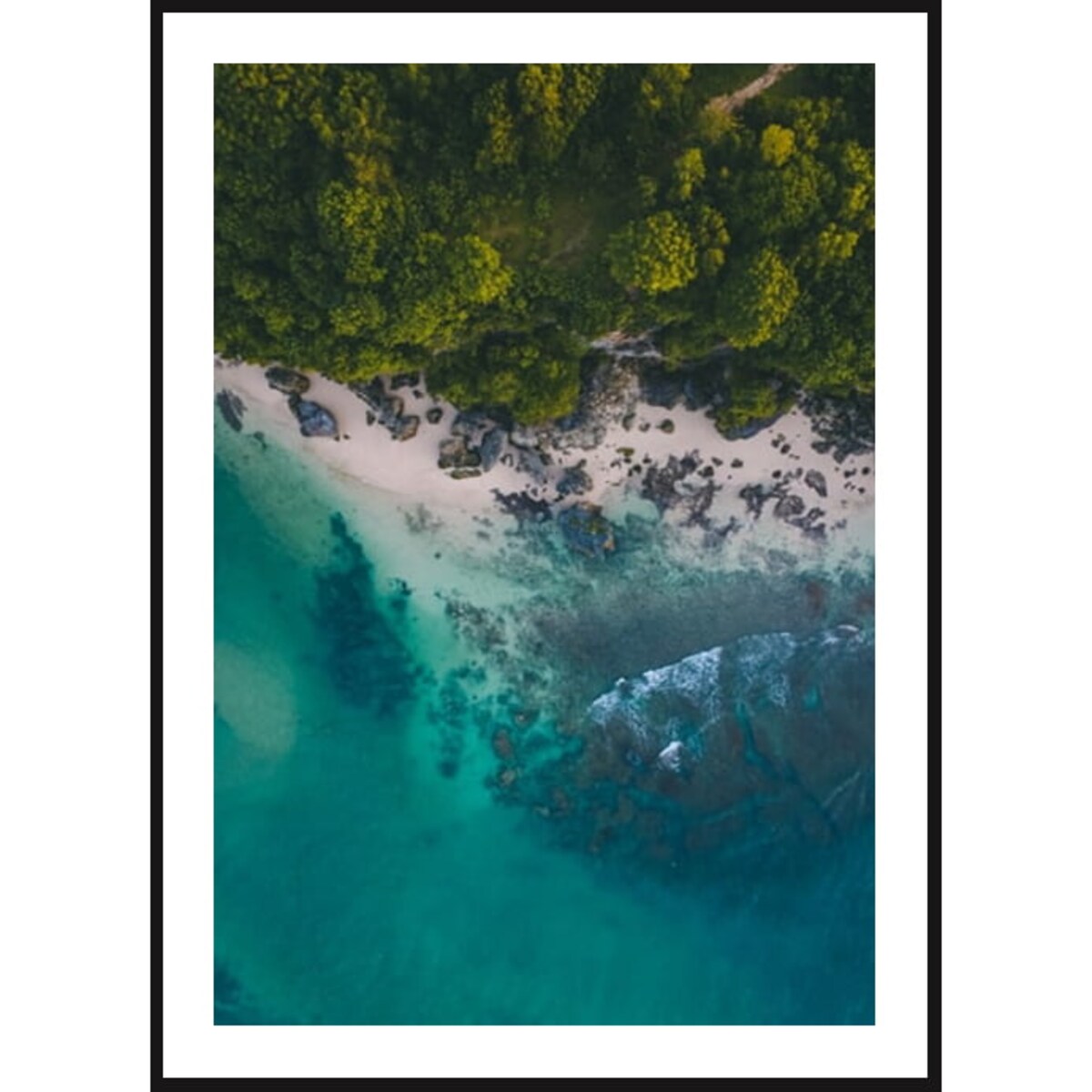 Ocean Indyjski z Lotu Ptaka - 70x100 cm | home&you