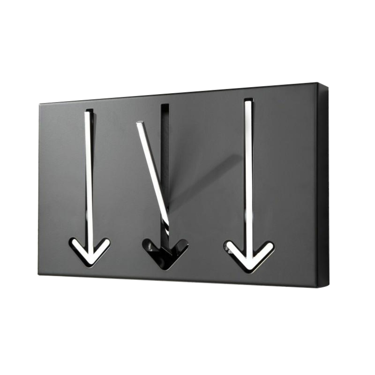 INVICTA wieszak ARROW 3 czarny - chrom | home&you