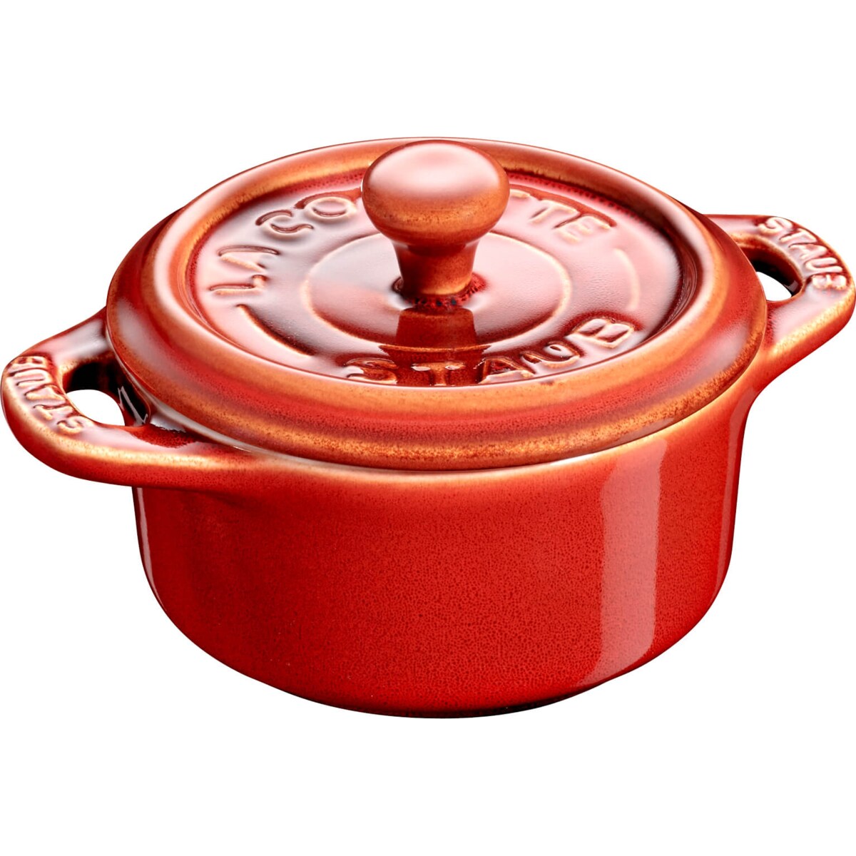 Staub Mini Cocotte Okrągły - 200 ml, Kasztanowy | home&you