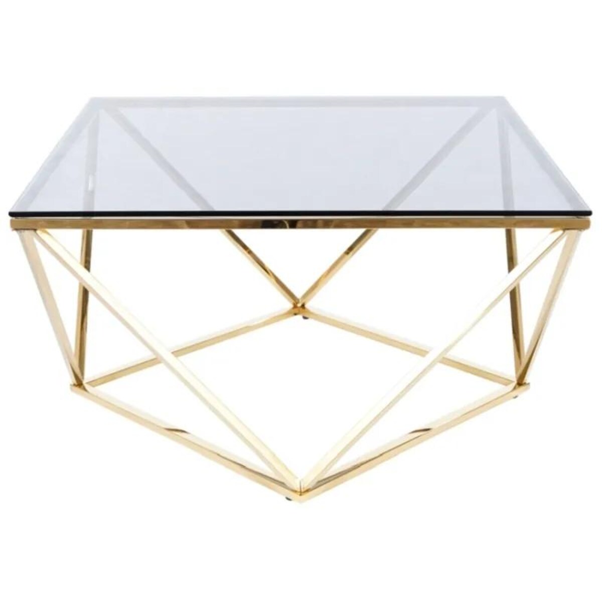 Ława SILVER A 80x80 złota | home&you