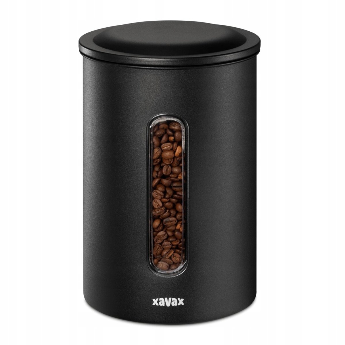XAVAX Pojemnik do kawy 1 kg stal nierdzewna czarny mat BARISTA | home&you