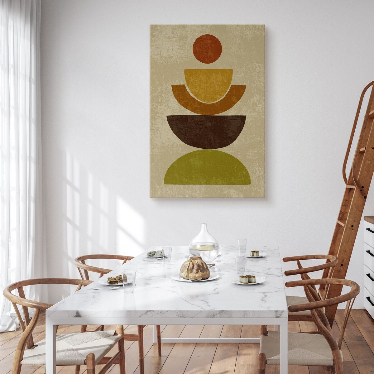 Obraz Wzór Aztecki Boho Kamienie 30x40cm | home&you
