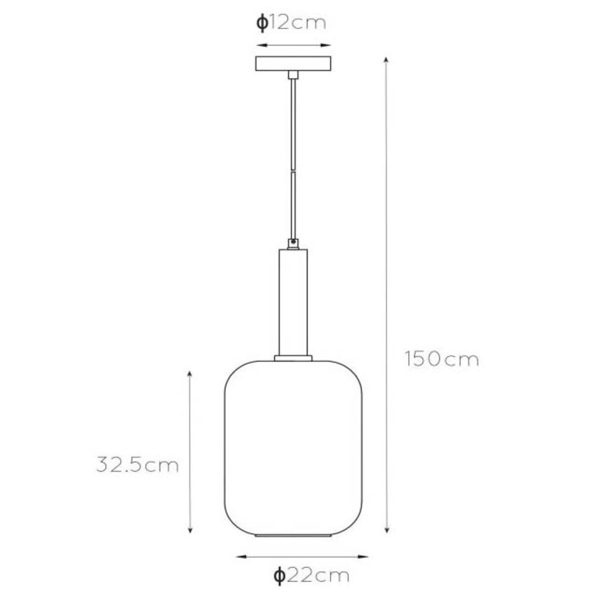 Loftowa lampa wisząca Joanet 45494/01/65 szklana do sypialni złota ...