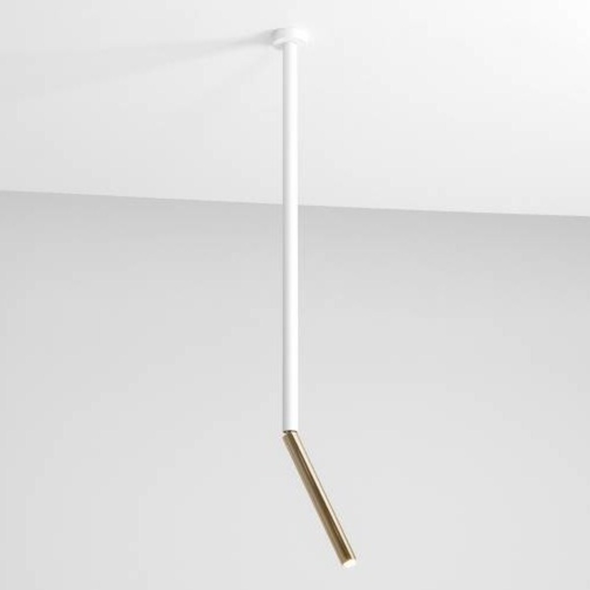 Tuba do salonu STICK 1067PL_G_L Aldex sufitowa lampa metalowa biała ...