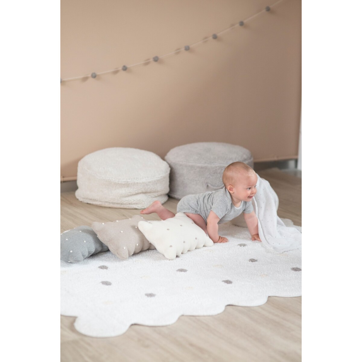 Poduszka herbatnik Biscuit Ivory Lorena Canals | home&you