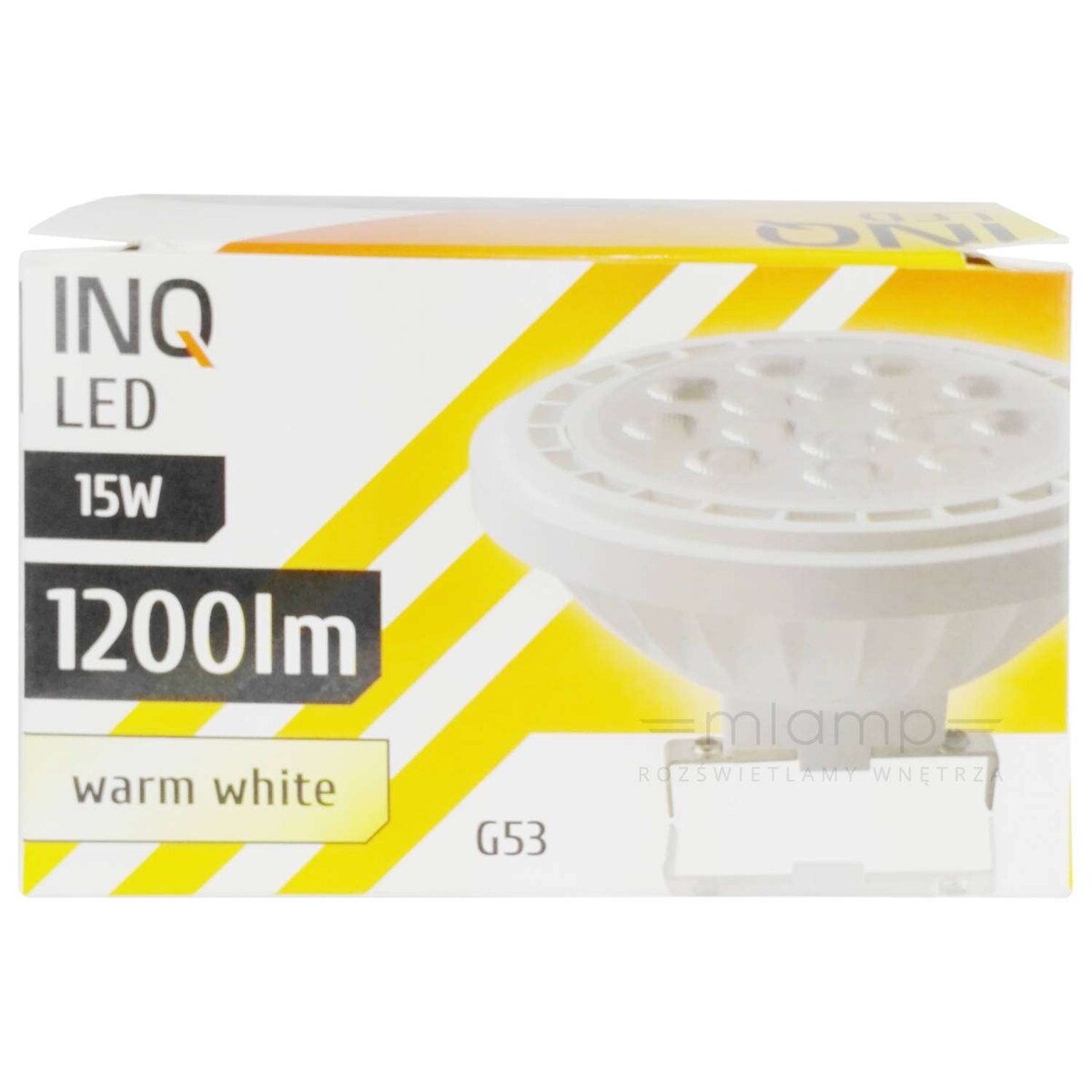Żarówka LED AR040WW 830 INQ G53 AR111 15W 1200lm 12V biała ciepła ...