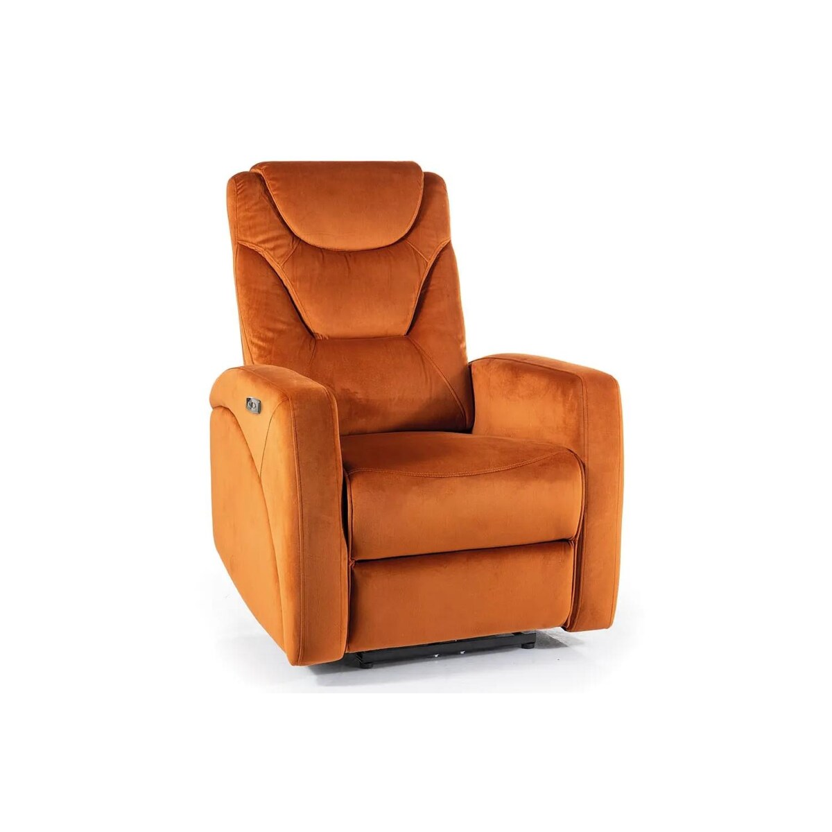 Fotel rozkładany KRONOS VELVET cynamonowy | home&you