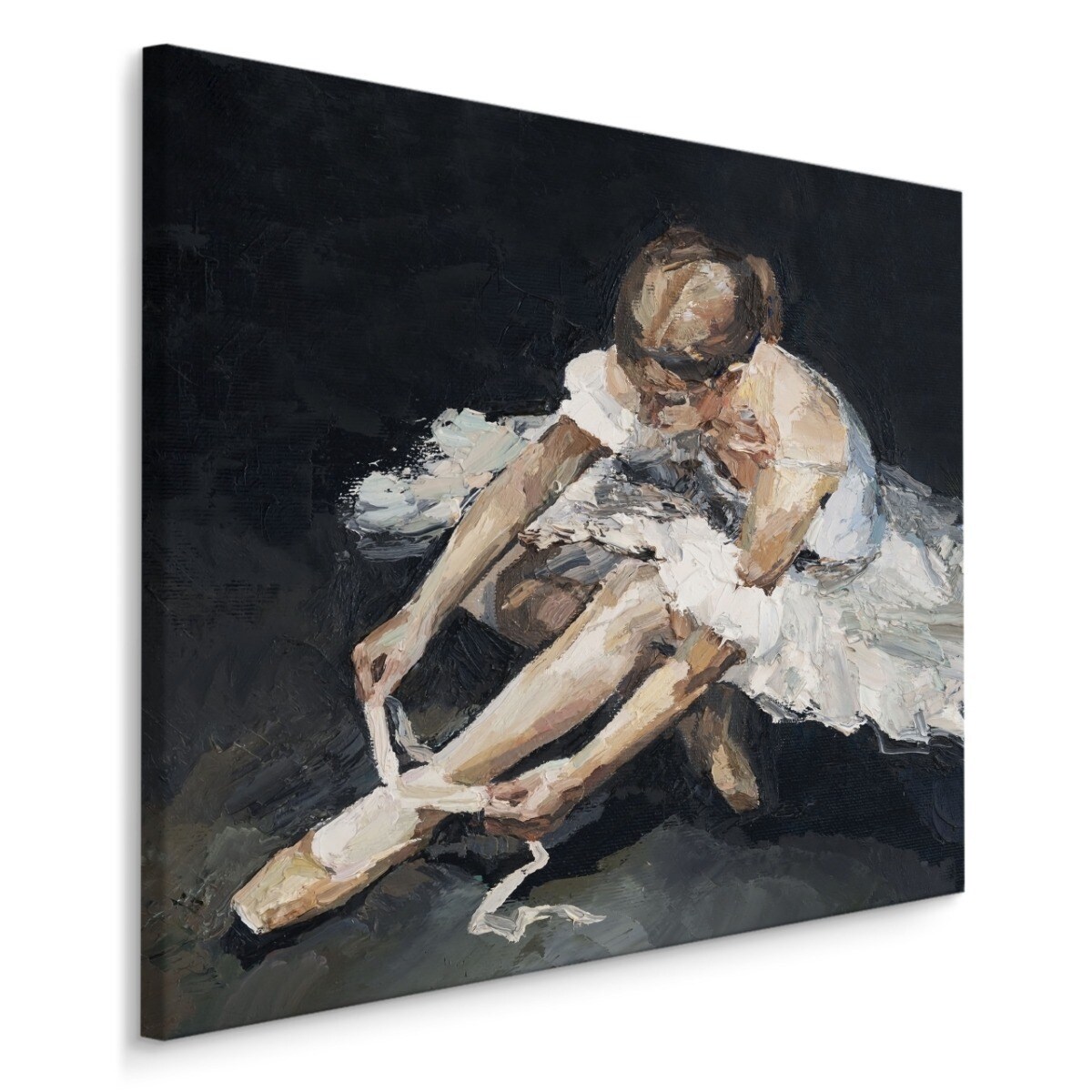 Obraz Na Płótnie BALETNICA Sztuka Taniec Balet 80x80cm | home&you