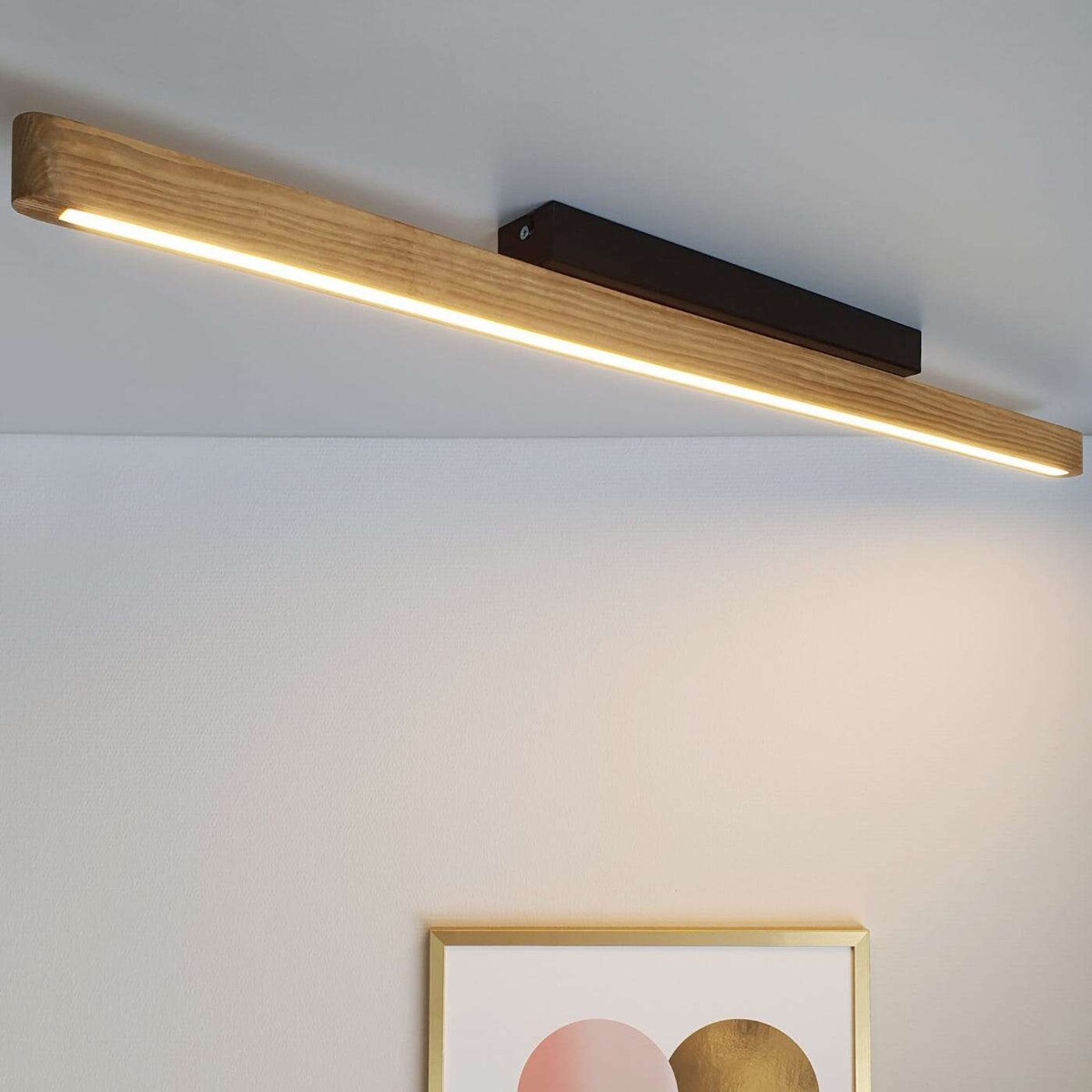 Ekologiczna LAMPA sufitowa FORESTIER 15711104 Spotlight drewniana ...