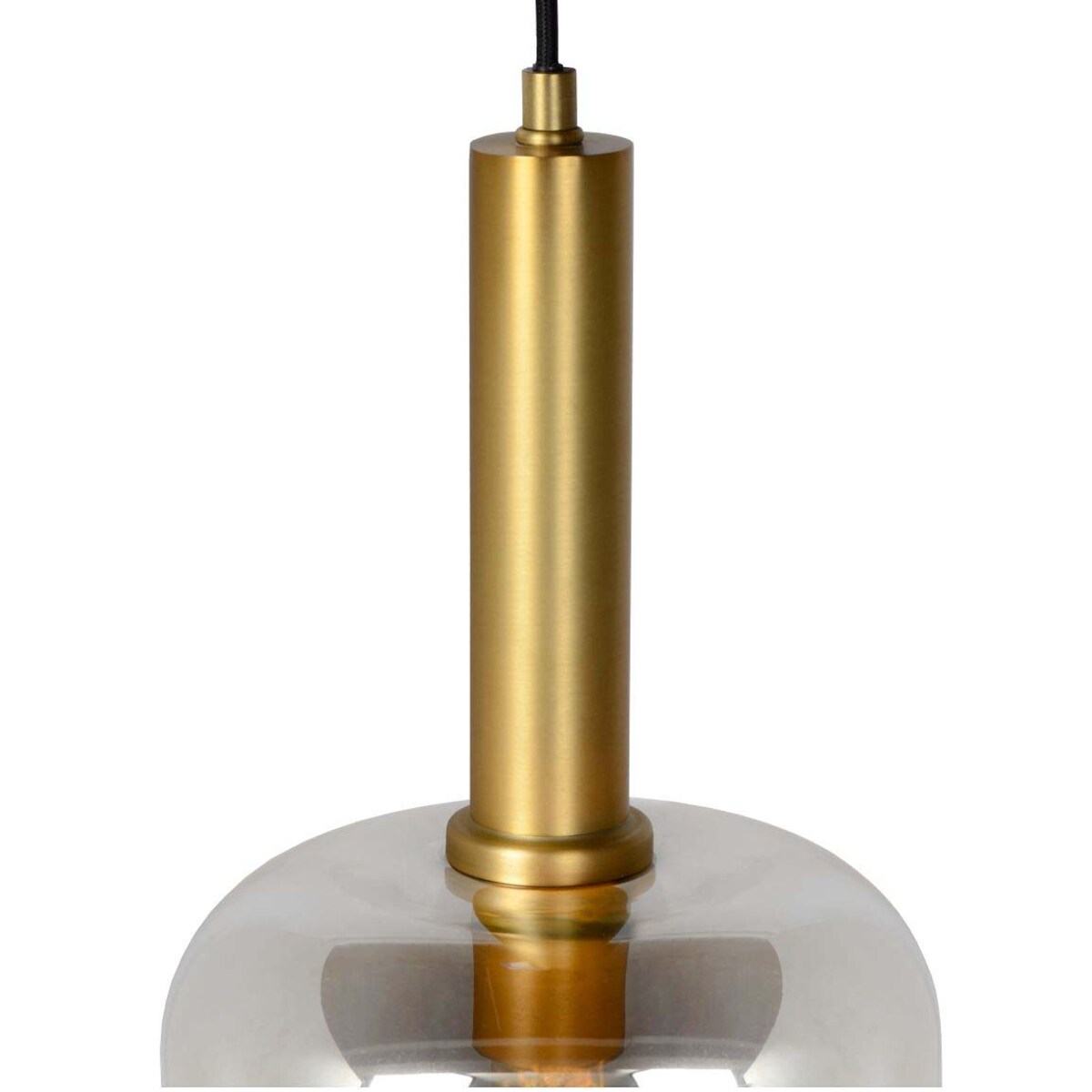 Loftowa lampa wisząca Joanet 45494/01/65 szklana do sypialni złota ...