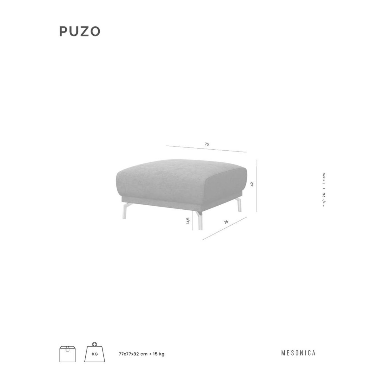 Puf Puzo Ciemnozielony | home&you