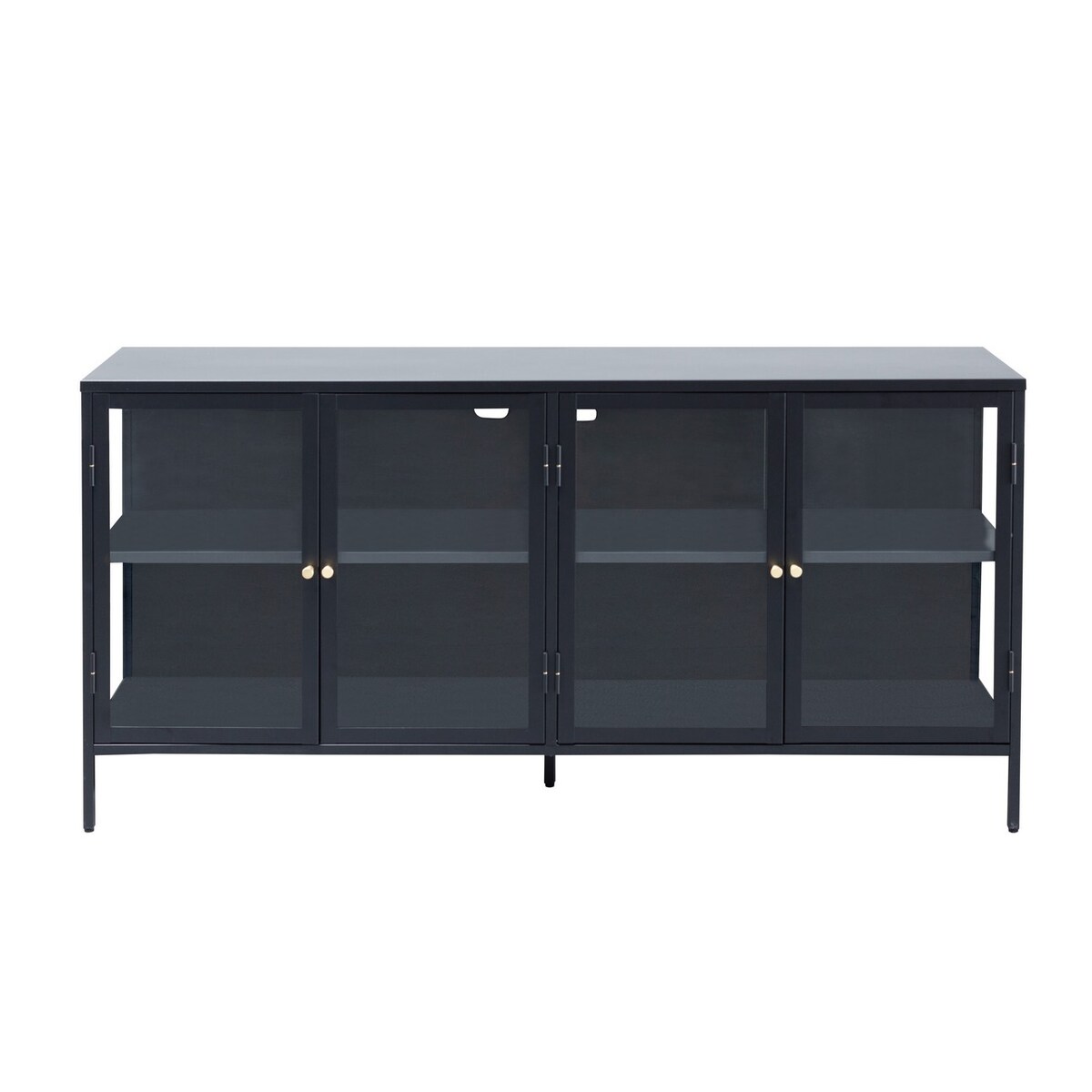 Komoda Xappa black, 170,5 x 40,5 x 85 cm | home&you