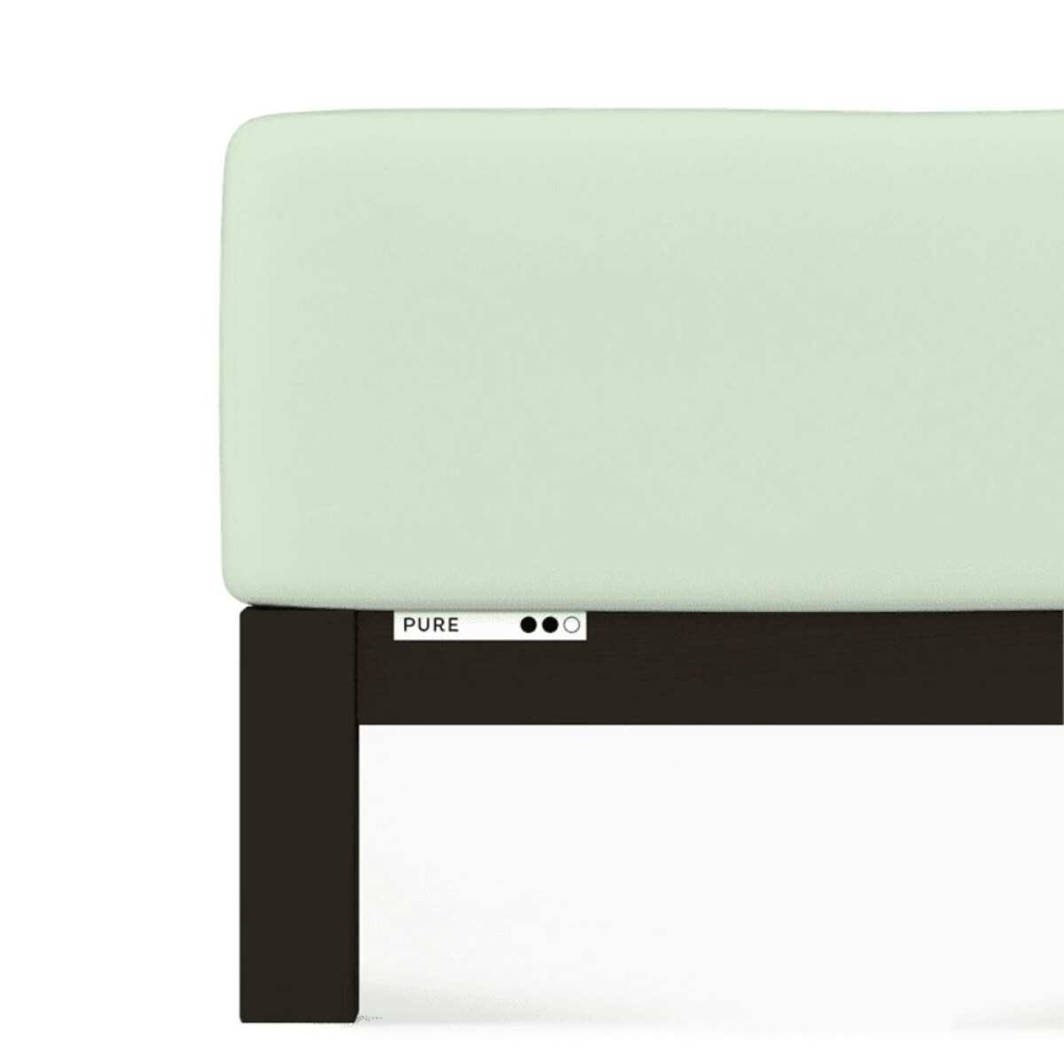 Prześcieradło Schlafgut Pure Standard 90x190-100x220 cm Green Light 643 ...