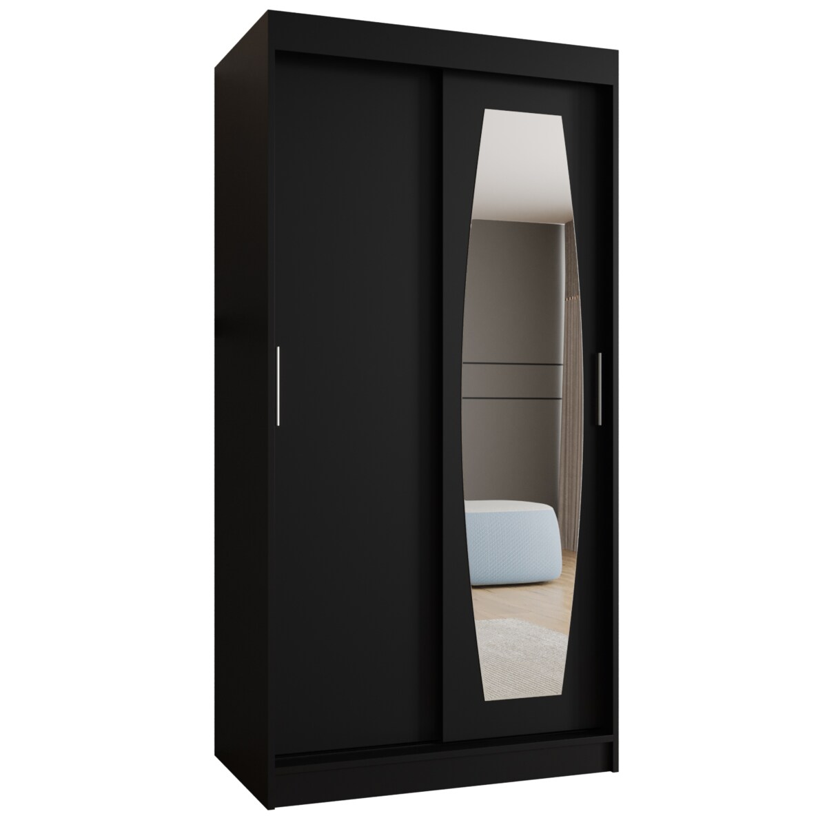 Szafa przesuwna ROSSA 100 czarny | home&you