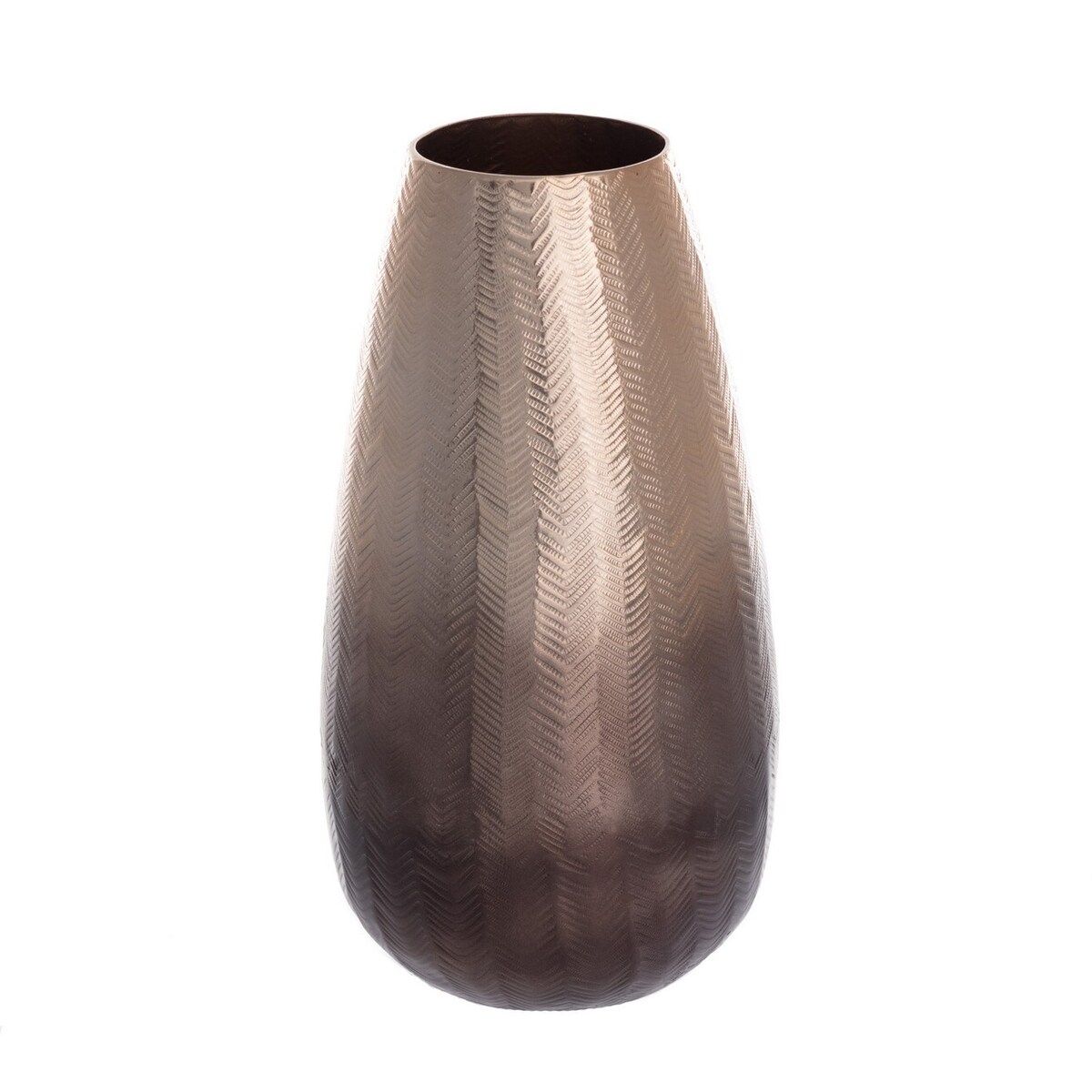 Wazon Yuli 32cm smoky metalic, 17 x 17 x 32 cm | home&you