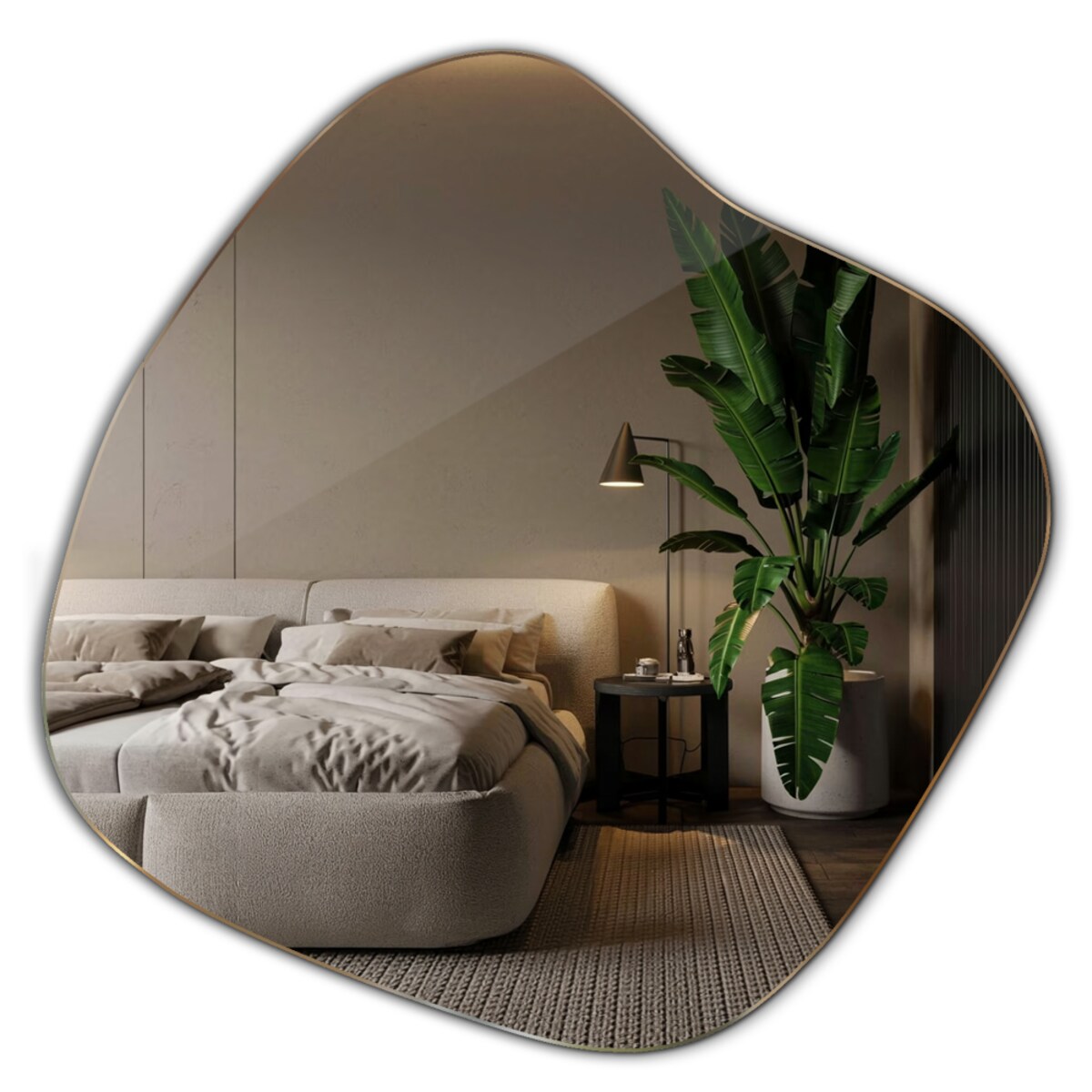 Lustro Nieregularne Plama 57x57,7 cm | home&you