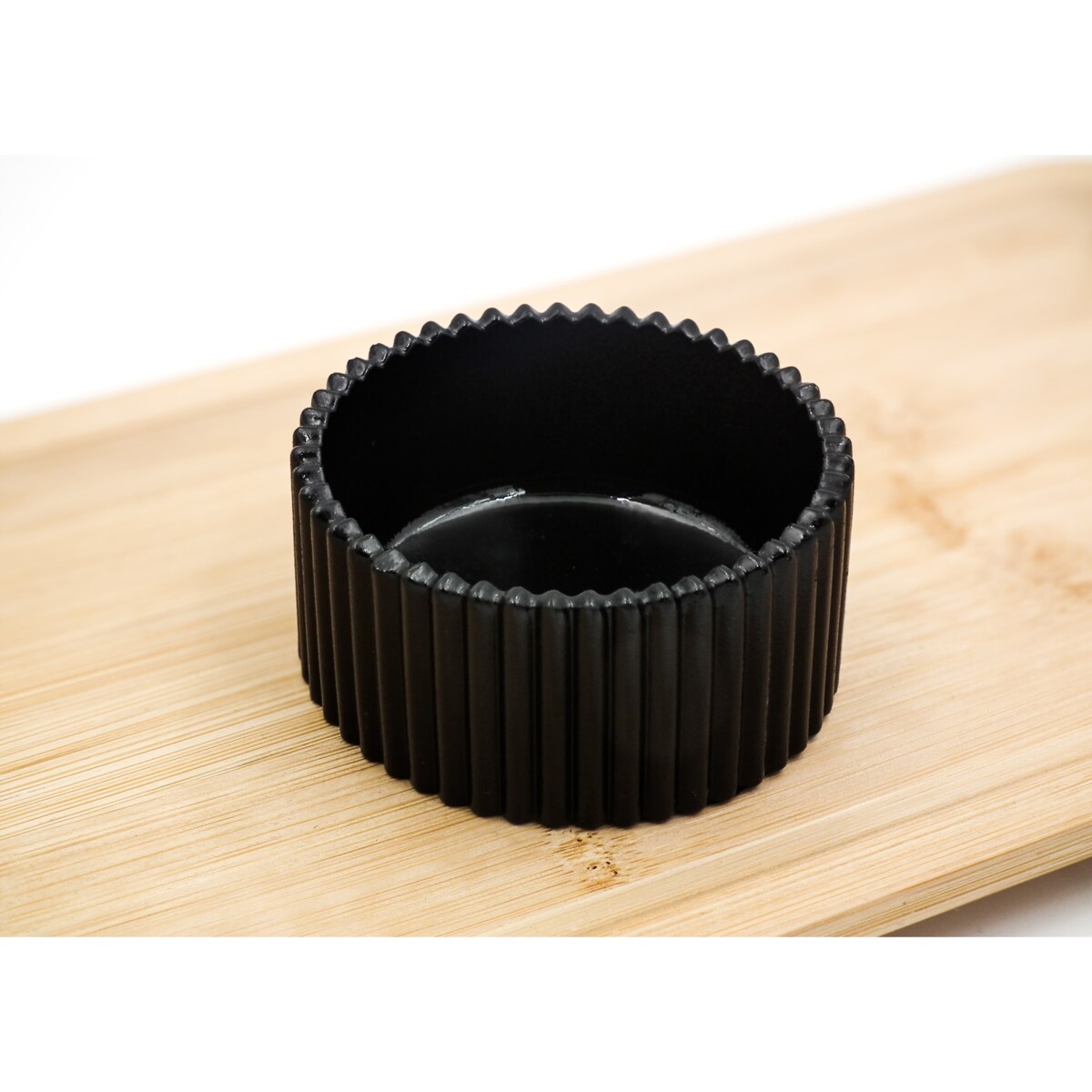 świecznik Lamel czarny | home&you