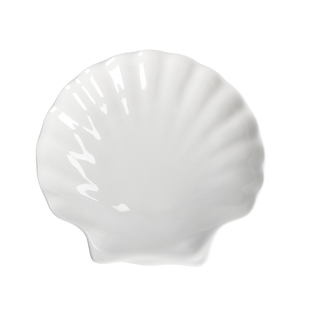 Taca do serwowania Elba muszla - Biały, 26 cm | home&you