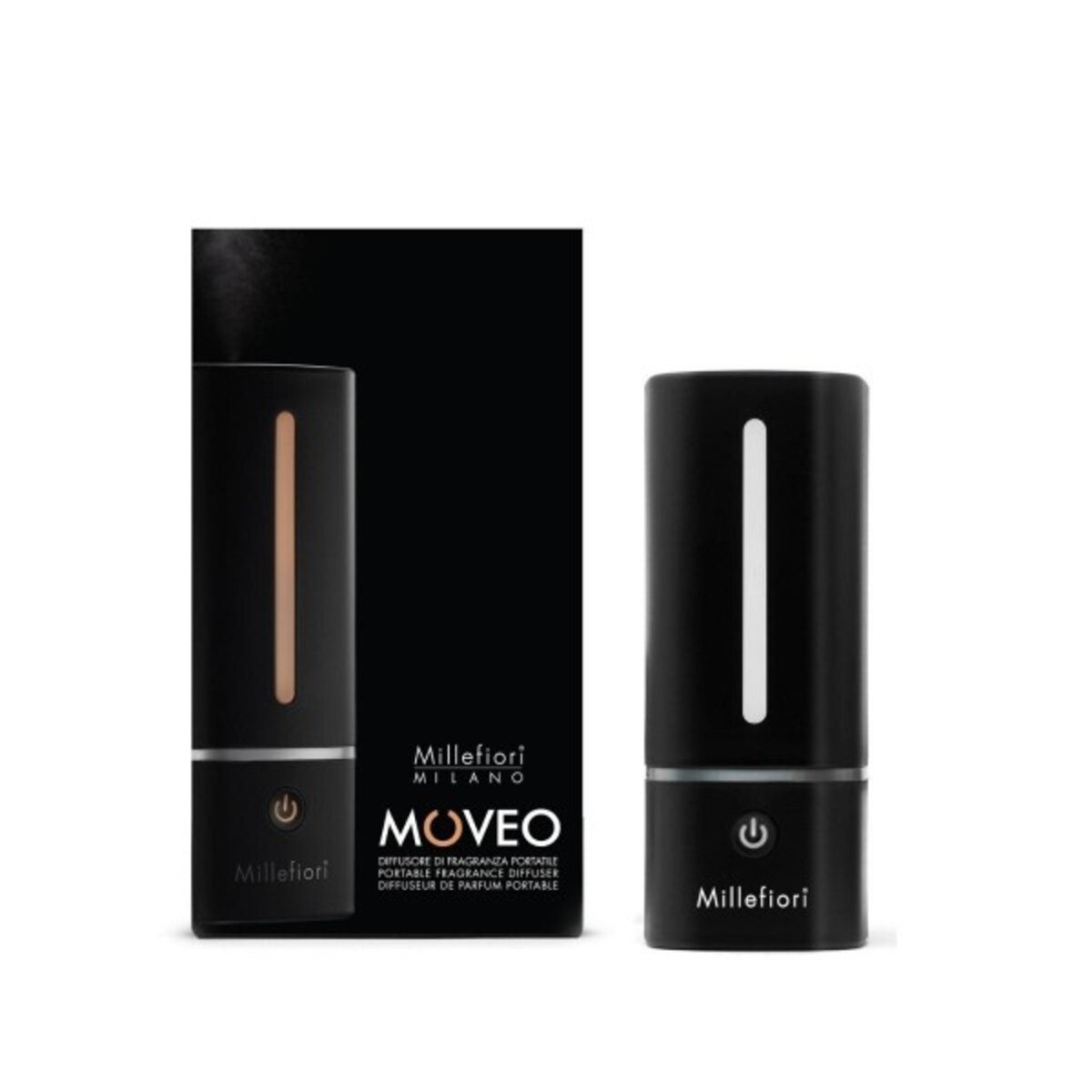 Millefiori odświeżacz bezprzewodowy MOVEO BLACK | home&you