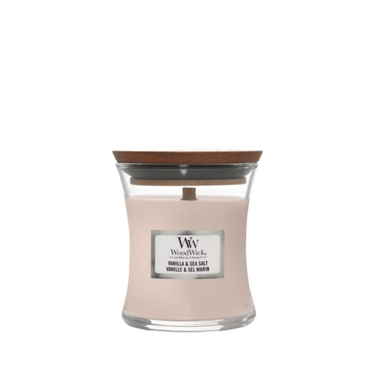 WoodWick świeca mała VANILLA & SEA SALT | home&you