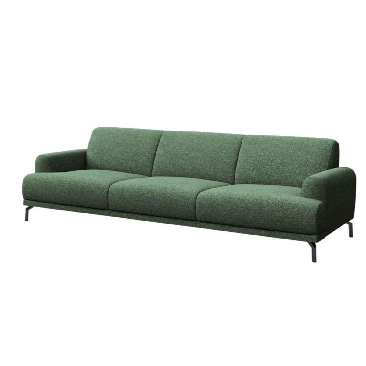 Sofa 3-osobowa Puzo Ciemnozielona | home&you