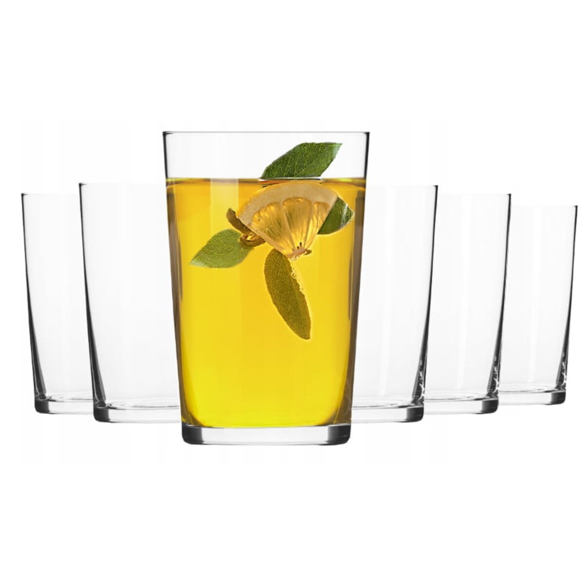 6 x szklanka do Herbaty Lifestyle Basic Krosno 250 ml do Napojów Rozchylane | home&you