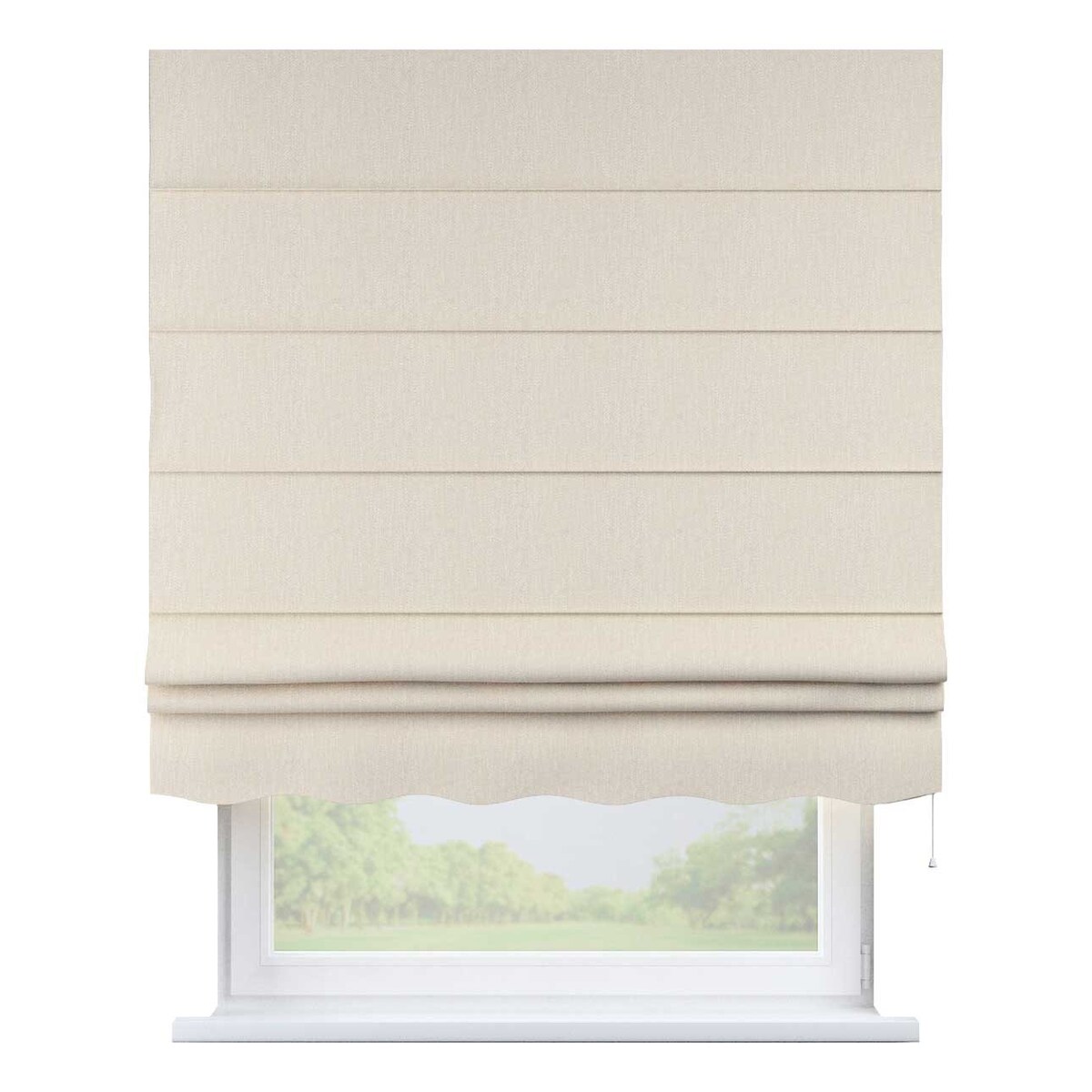 Roleta rzymska Florencja, połyskujące geometryczne wzory na tle w ...